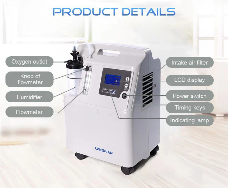 JAY-5AW Low Noise 5L Portable Oxygen Concentrator Suppliers and Factory ...